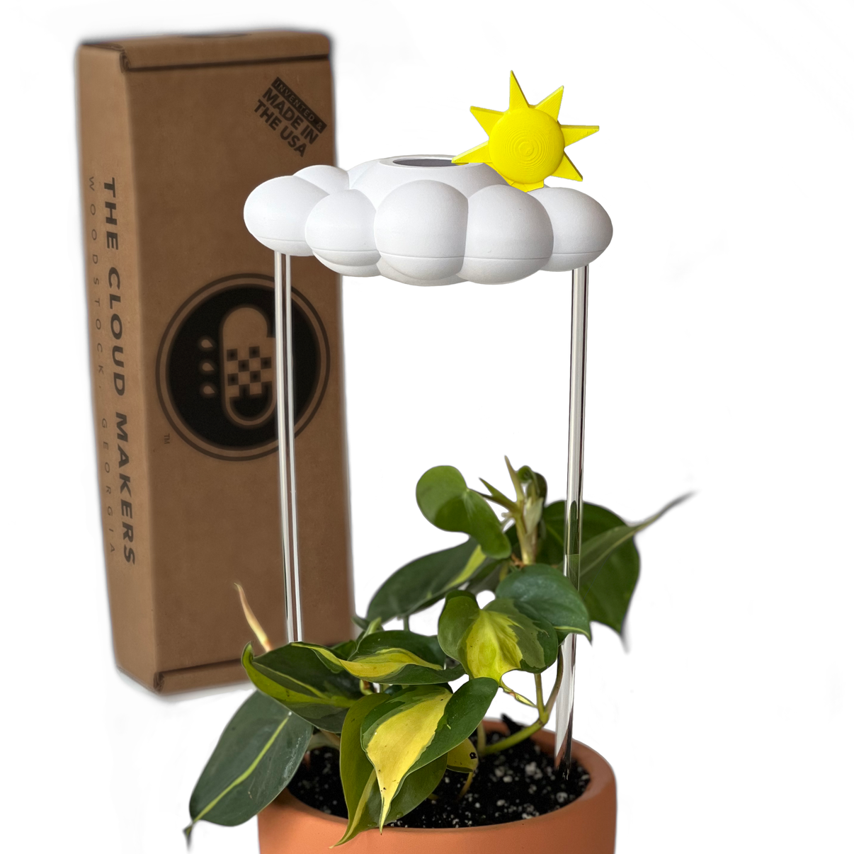Original Dripping Rain Cloud with Sun Charm – The Cloud Makers