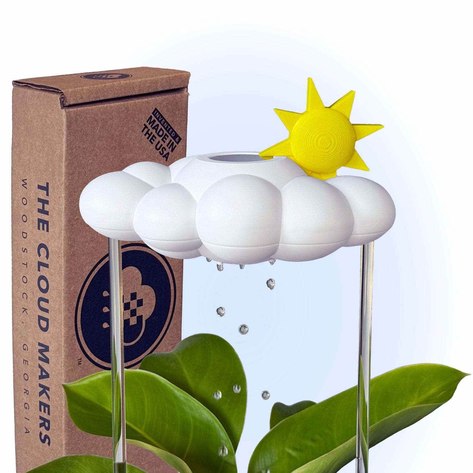 Original Dripping Rain Cloud with Sun Charm – The Cloud Makers