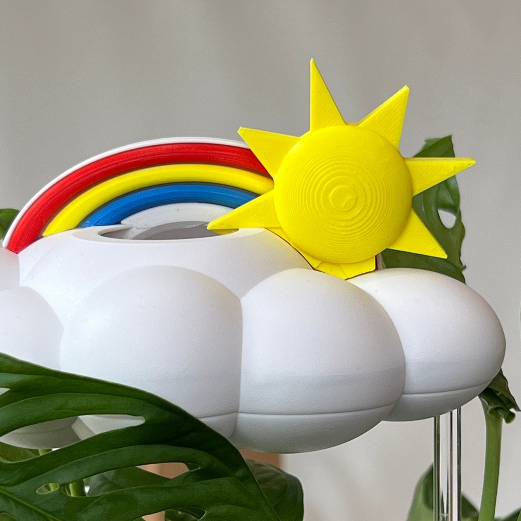 Original Dripping Rain Cloud with Sun and Rainbow Charms – The Cloud Makers