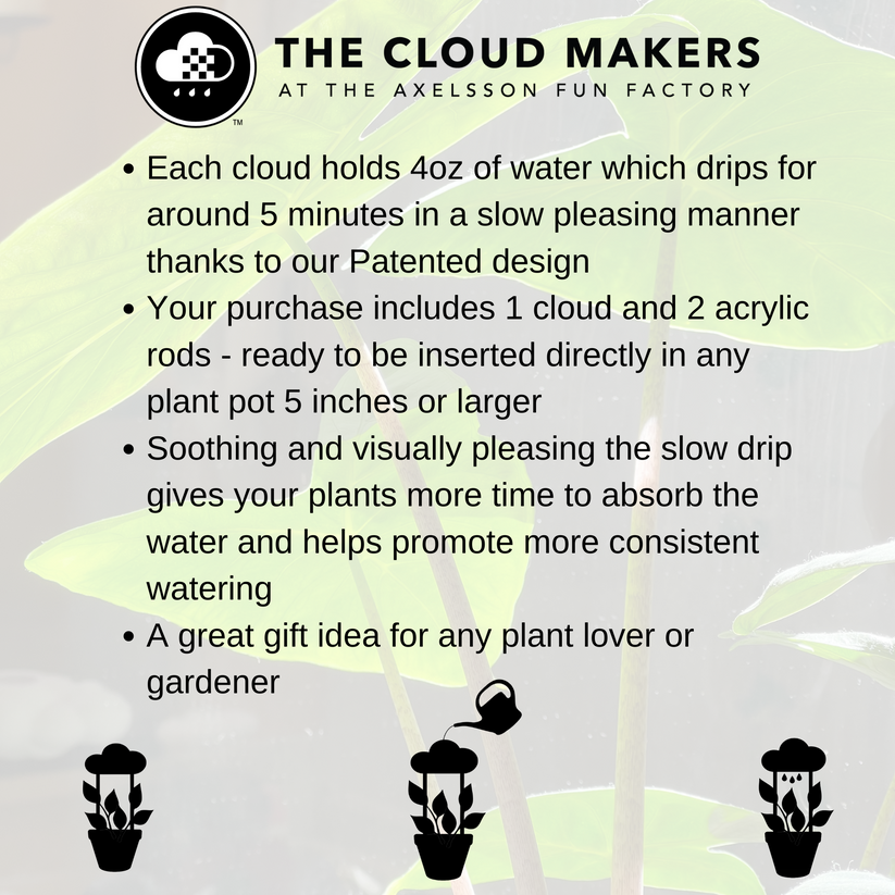 Original Dripping Rain Cloud with Sun and Rainbow Charms – The Cloud Makers