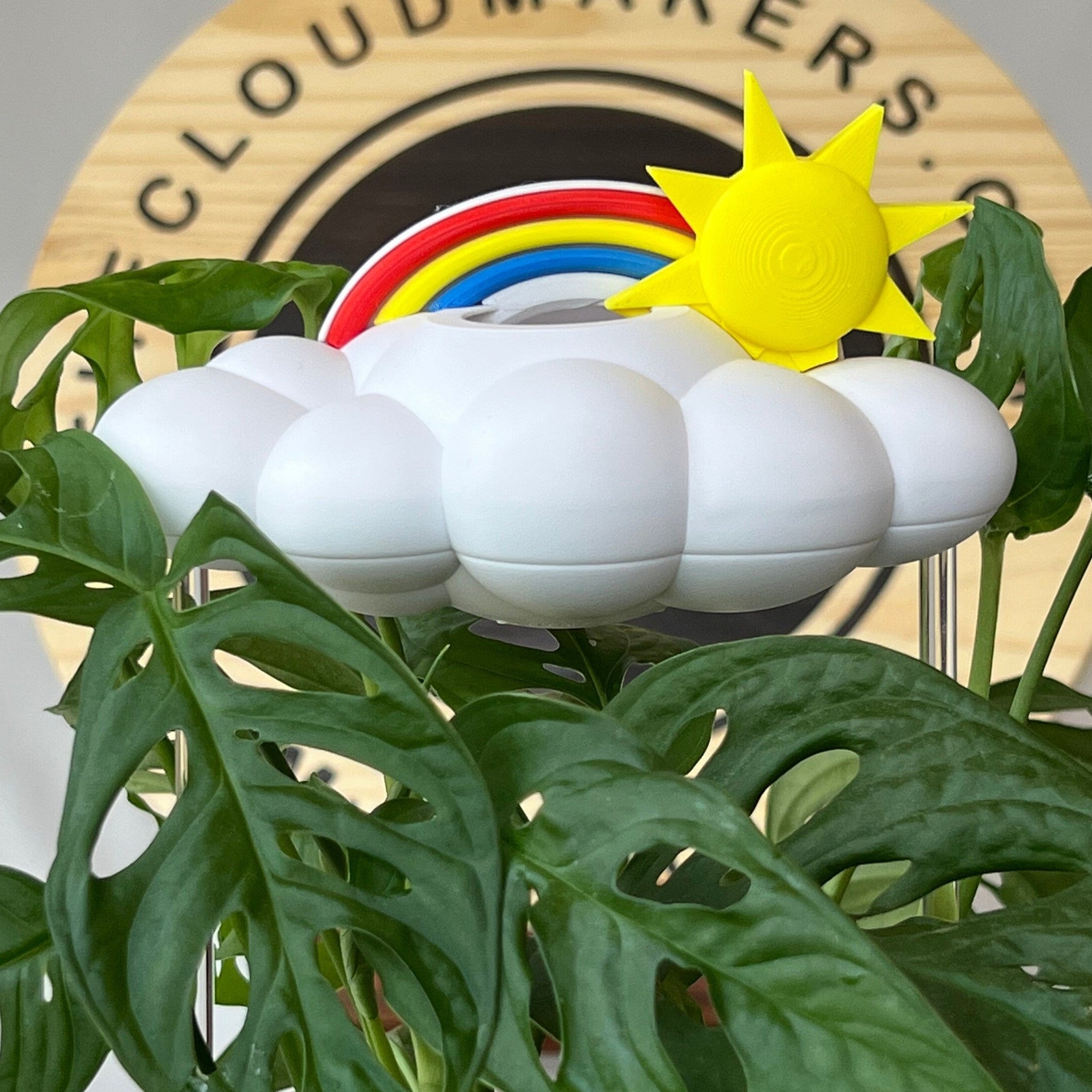 Original Dripping Rain Cloud with Sun and Rainbow Charms – The Cloud Makers